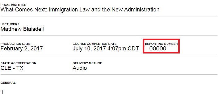 Course ID Numbers & Self-Reporting – Lawline Support