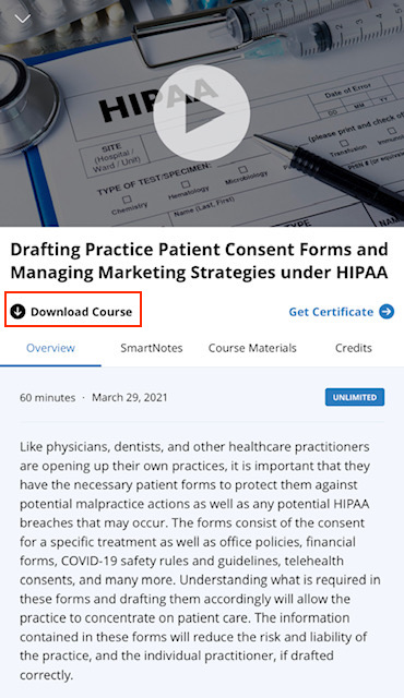 How Do I Download Courses On The Lawline App? – Lawline Support